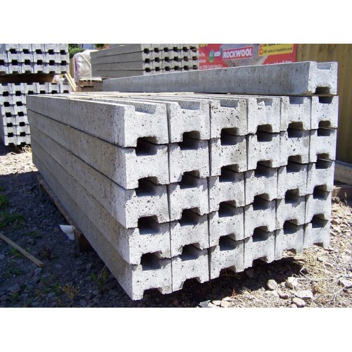 100mm x 100mm Slotted Concrete Fence Posts Hampshire
